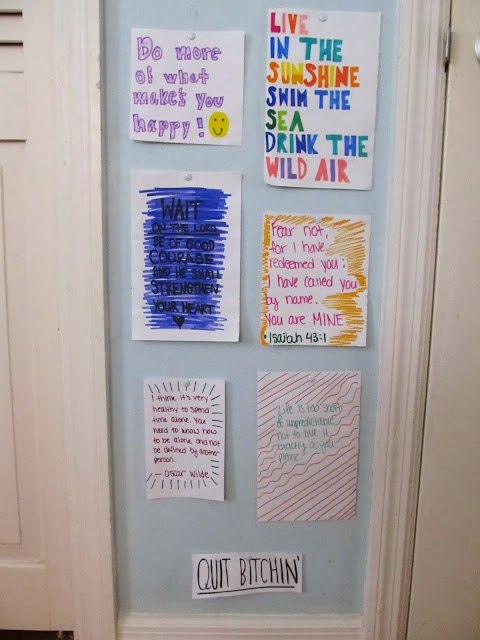 All Things Natalie Christa: DIY: Inspirational Quote Wall